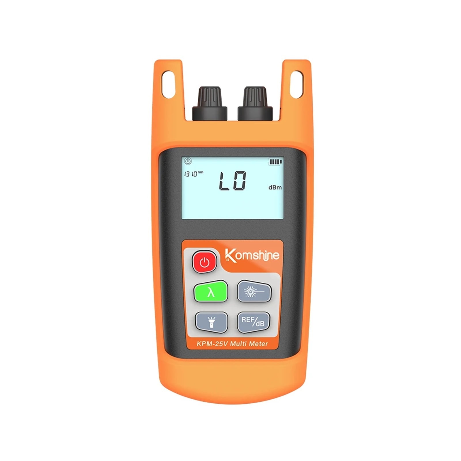 7 Wavelengths Loss Cable Tester Fiber Optical Power Meter OPM LED Light ...