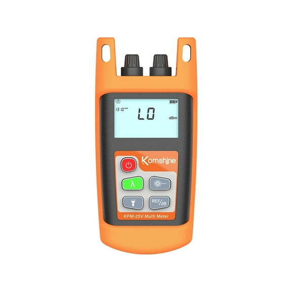 7 Wavelengths Loss Cable Tester Fiber Optical Power Meter OPM LED Light ...