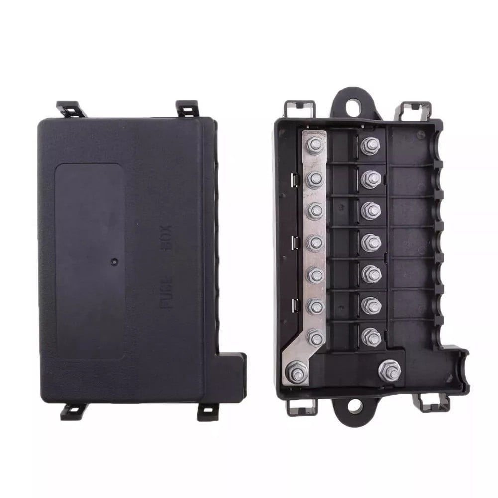7 Way 32V Power Supply Fuse Box Holder for RV, Car, and Boat - Walmart.com