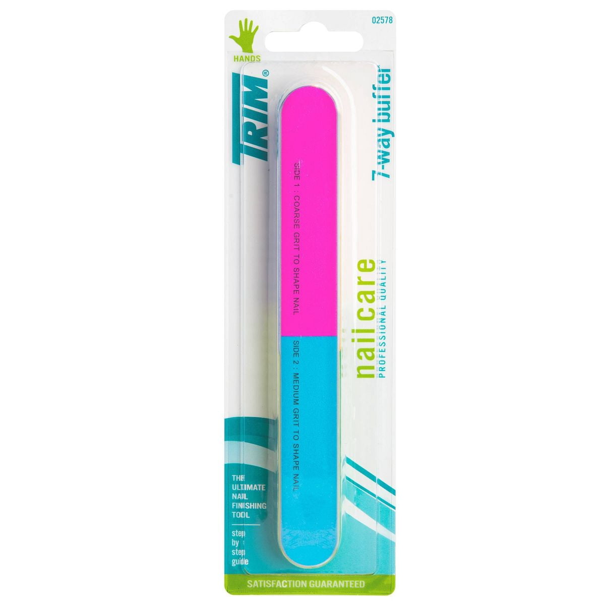 7-Way Color-Coded Nail Finishing Buffer: For Nail & Toenail Care ...