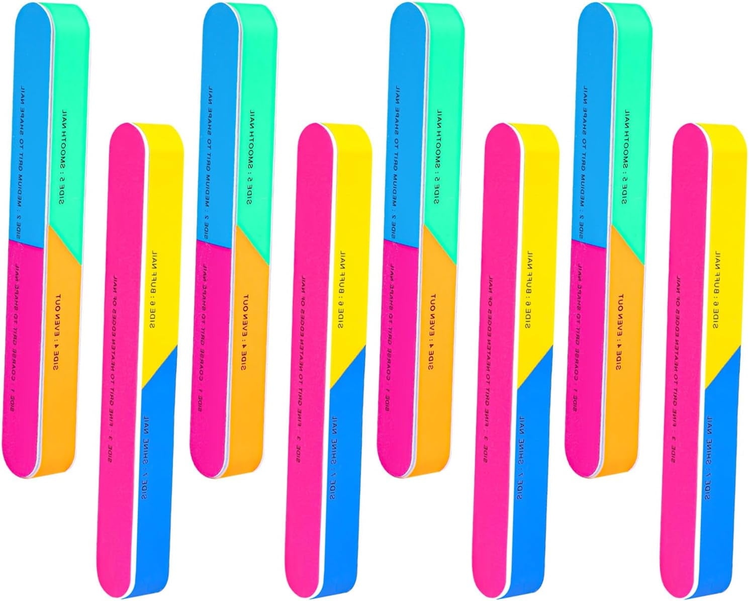7 Way Nail Buffer, Nail Buffers Blocks for Natural Nails Smoother ...