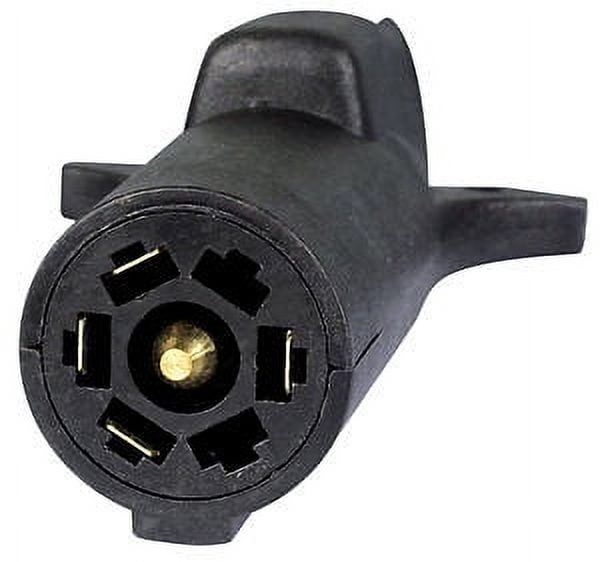 7 Way Round Blade Socket Connector to 5 Way Flat Trailer/Truck Light ...