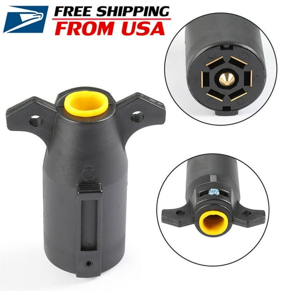 7 Way Round Trailer Connector