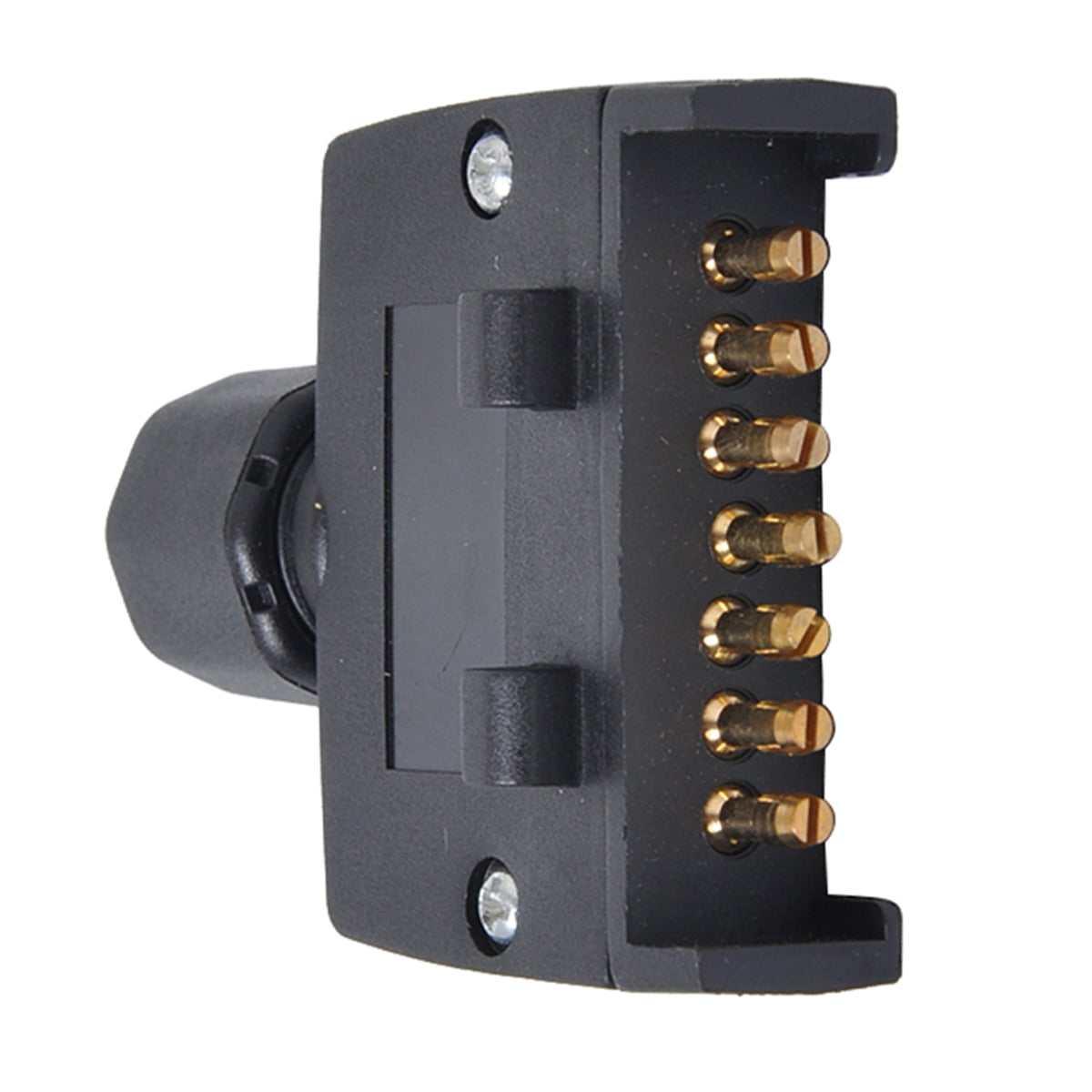 BRIGHTFUFU Brightfufu Trailer Connector Fixer Flat RV Adapter Black ...