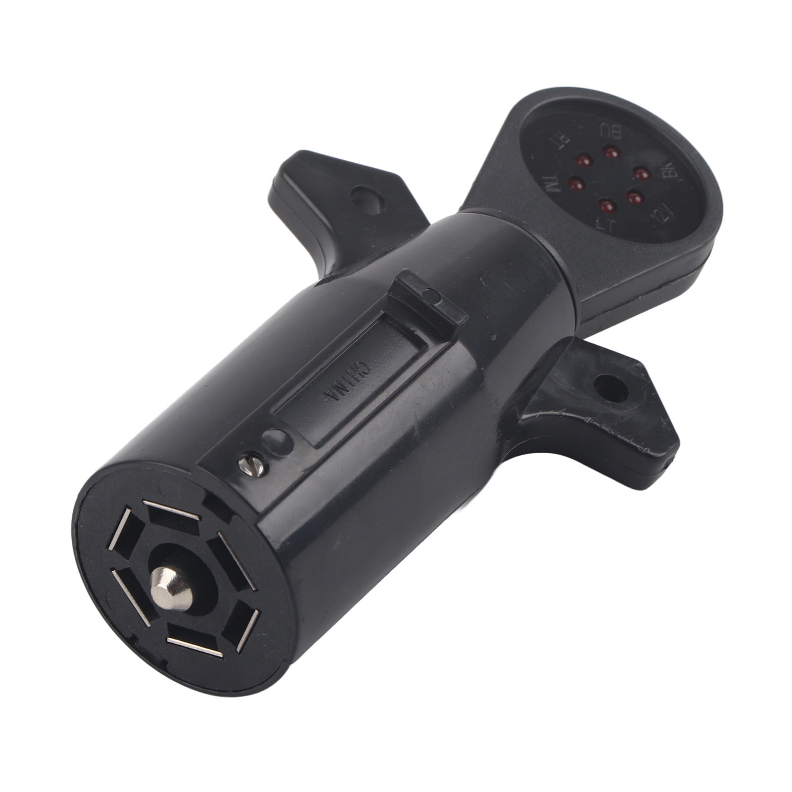 7 Way Trailer Light Circuit Connector Tester Wiring Circuit Plug Socket ...