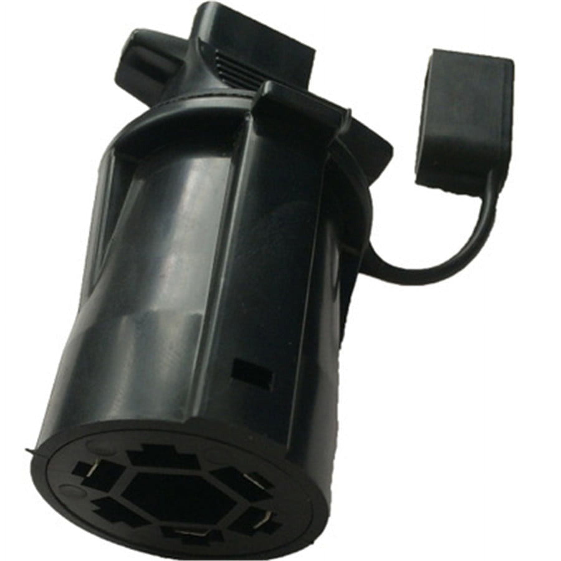 7 Way to 4 Way Plug Adapter 7 Pin Round to 4 Pin Flat Blade for RV ...