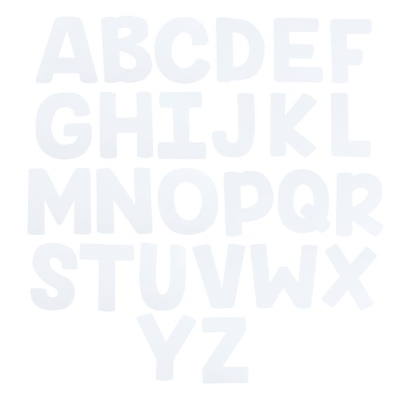 7" White Paper Collage Letters by Creatology - Walmart.com