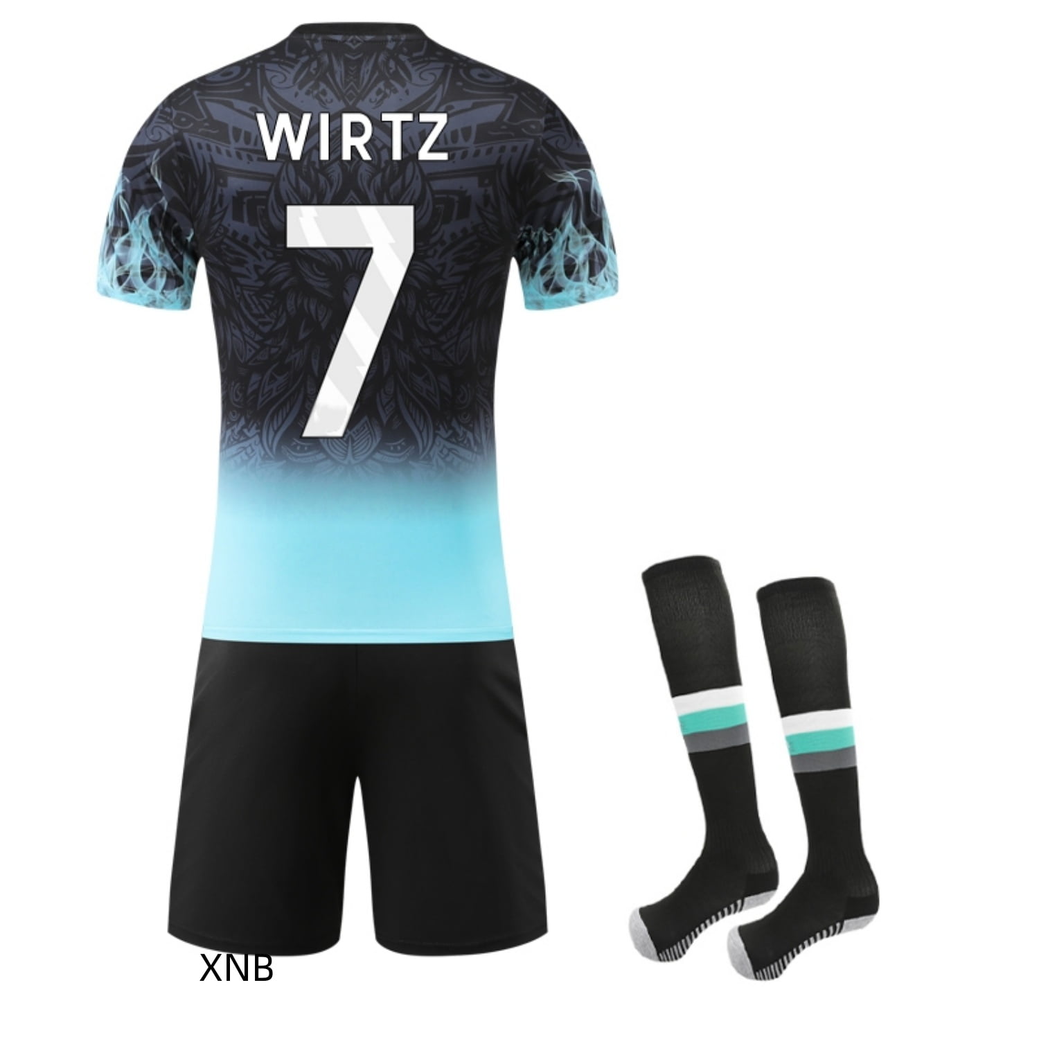 #7 Wirtz 24/25 The Reds Soccer Kit Collection - Blue Bird Special ...