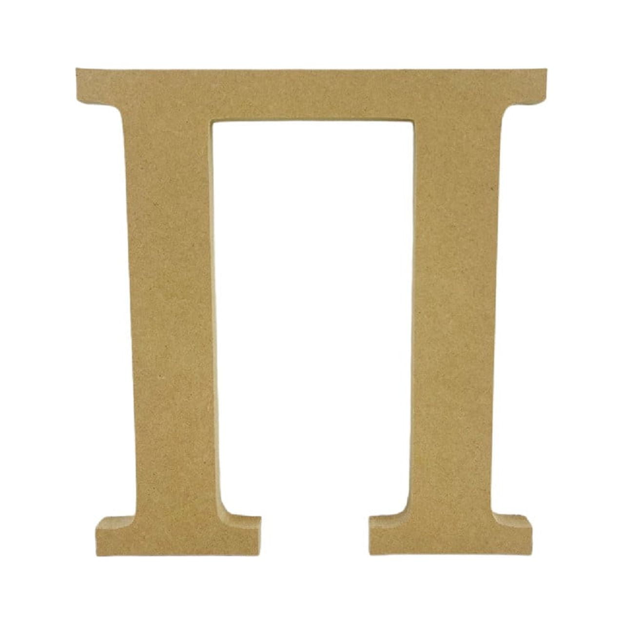 7" Wood Greek Letter Pi Π Unfinished, Fraternity and Sorority Greek ...