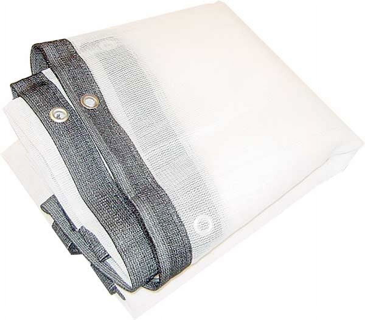 7x20ft White Mesh Netting Tarp, Anti-UV Sunshade for Patio Canopy ...