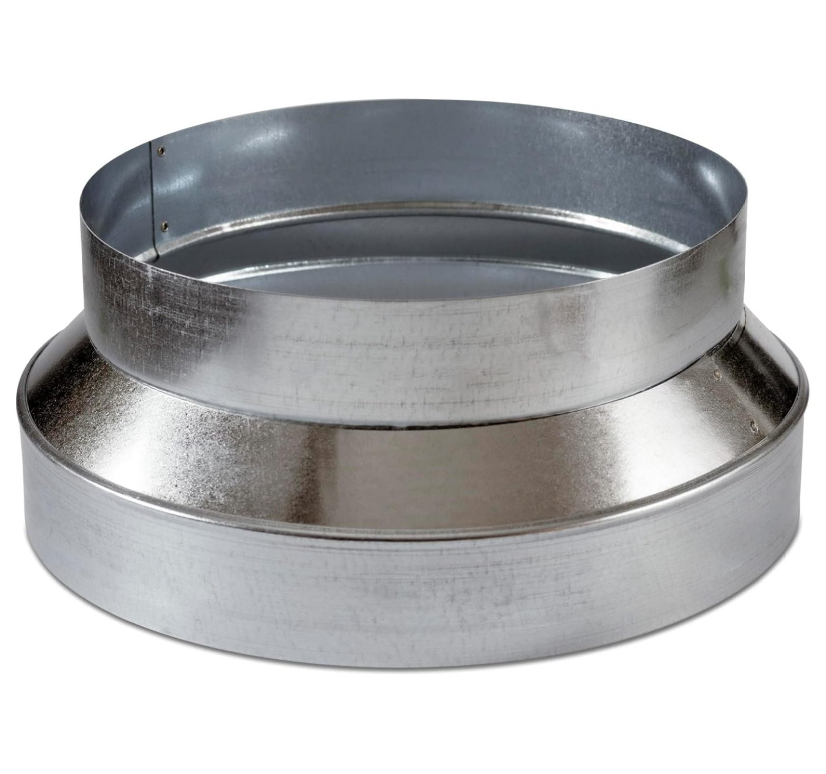 7" X 4" Duct Reducer & Increaser non-crimped single wall galvanized ...
