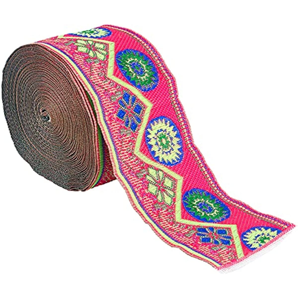 7 Yards Jacquard Ribbon Vintage Woven Trim 2 Inch Floral Woven ...