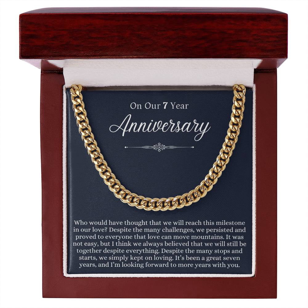 7 Year Anniversary Gift for Him, Anniversary Gift For ...