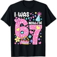 7 Year Old Birthday I was 6 Now I'm 7 67 Meme T-Shirt - Walmart.com