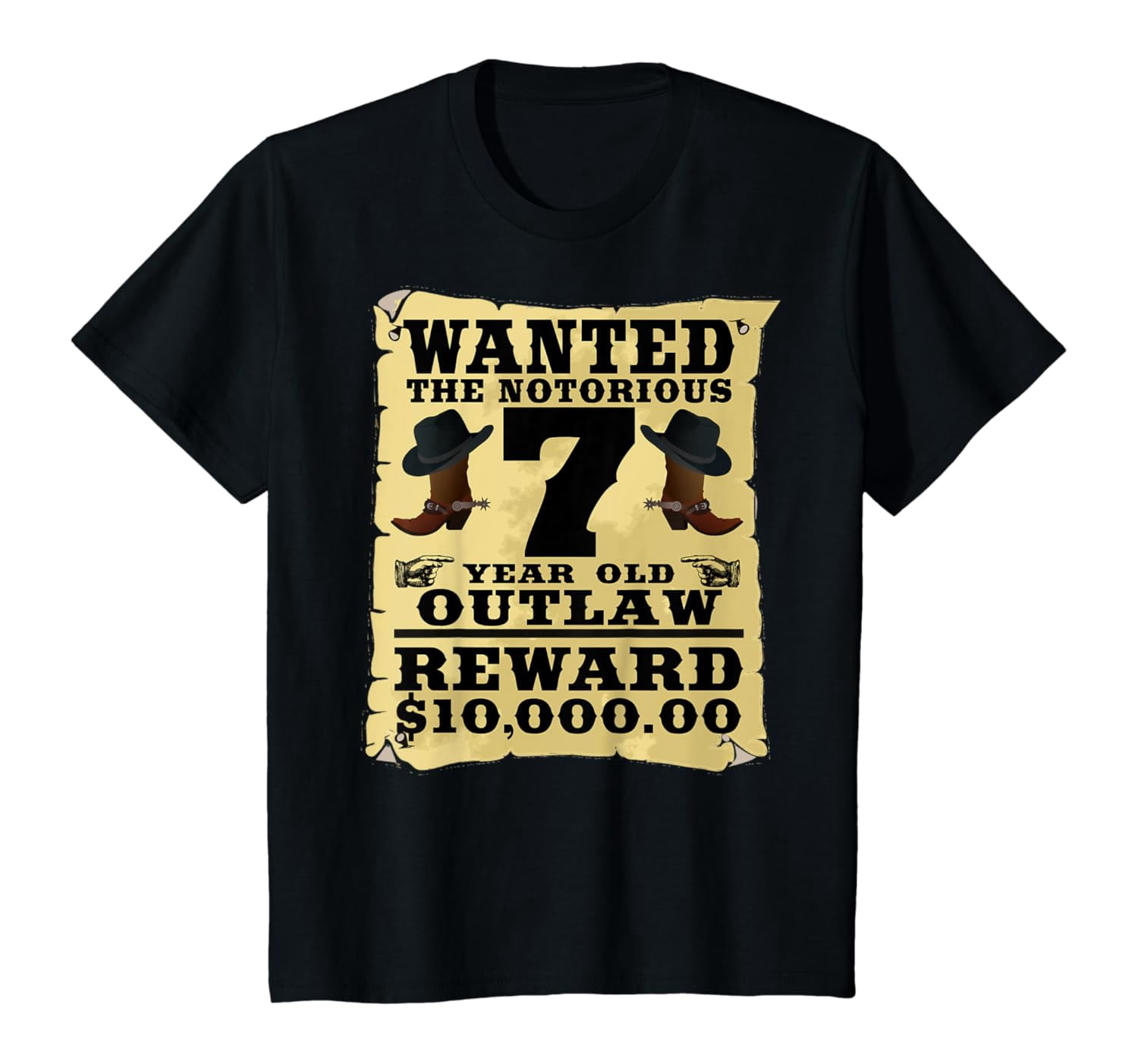 7 Year Old Cowboy Birthday Party T-Shirt - Walmart.com