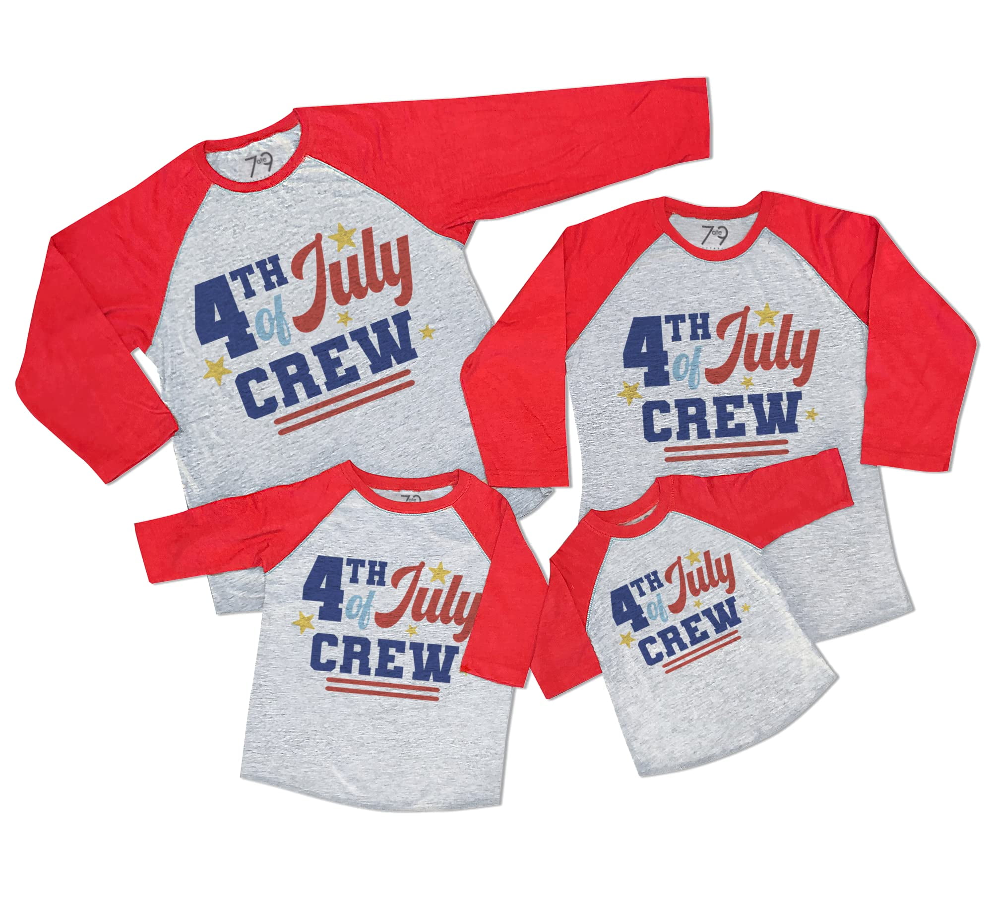 7 ate 9 Apparel Matching Family 4th of July Shirts - 4th of July Crew ...