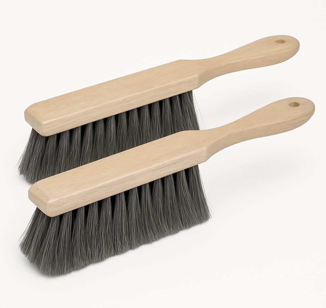 7" bench brush shop brush, dust brush for car or home or workshop (2 ...