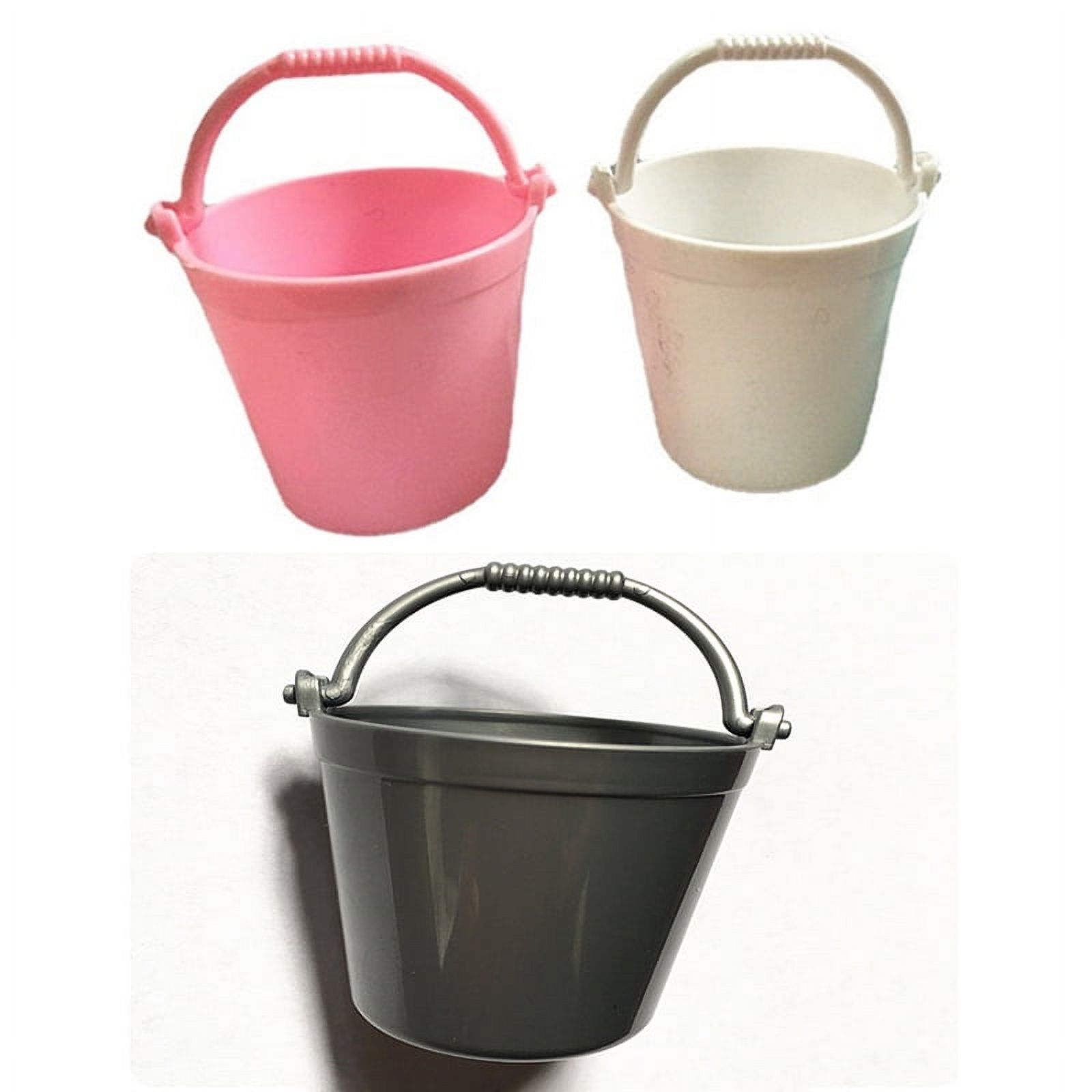 7-color Miniature Cleaning Tool Bucket Beach Playhouse Bucket Garden ...