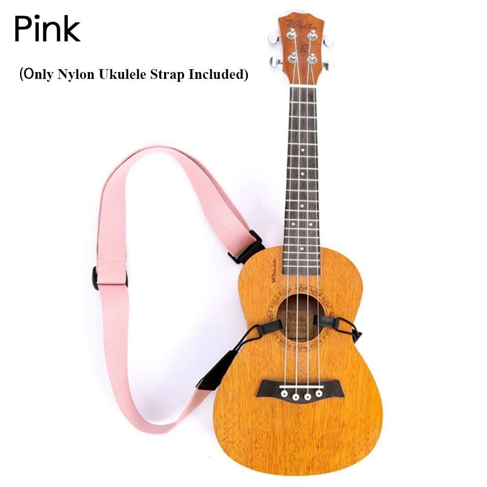 7 colors Hang Neck Nylon Guitar Accessories Adjustable Belt Musical ...
