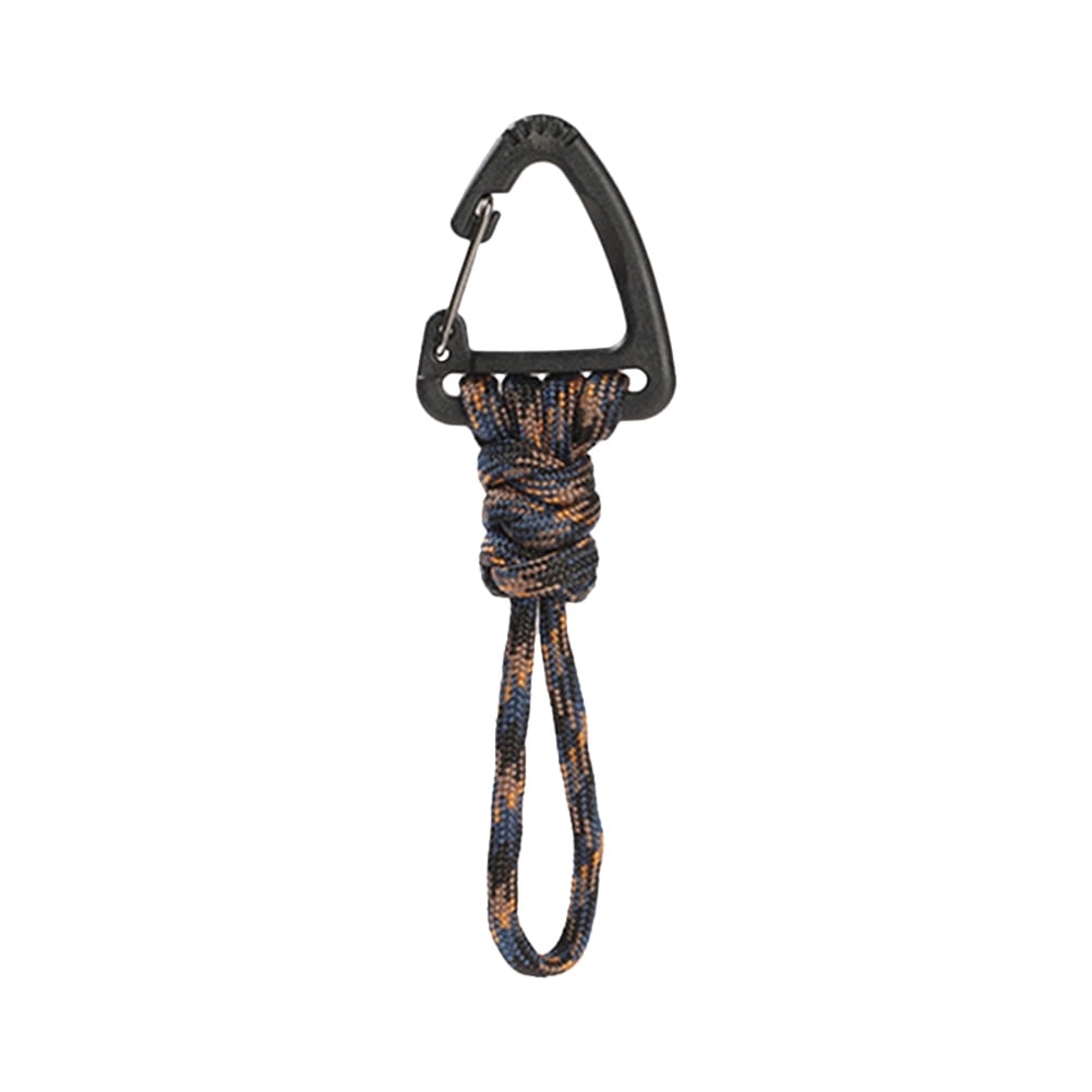 7-core parachute braided lanyard hook/wo (triangle man camouflage ...