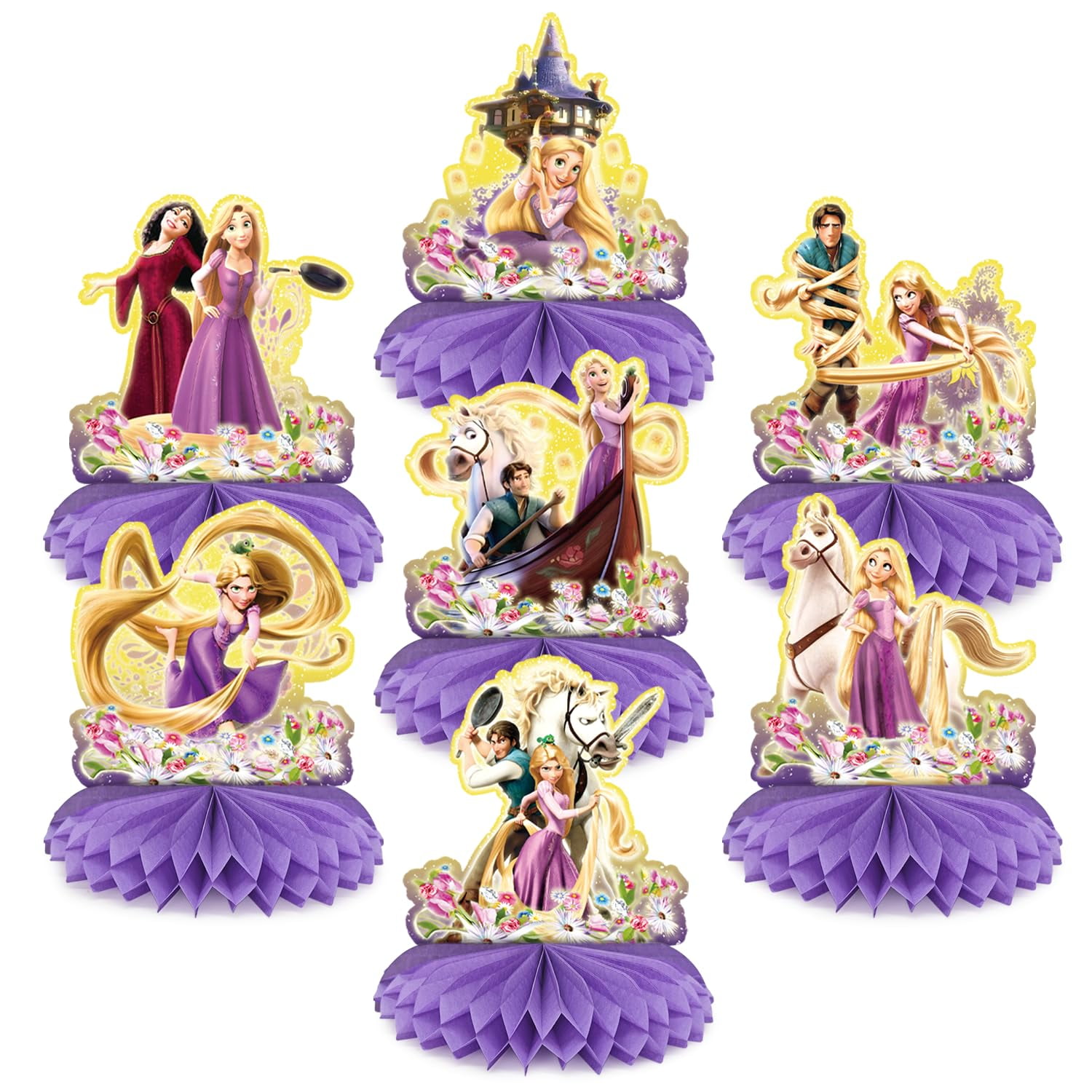 7 counts Princess Centerpieces for Party Supplies Tables Decorations ...