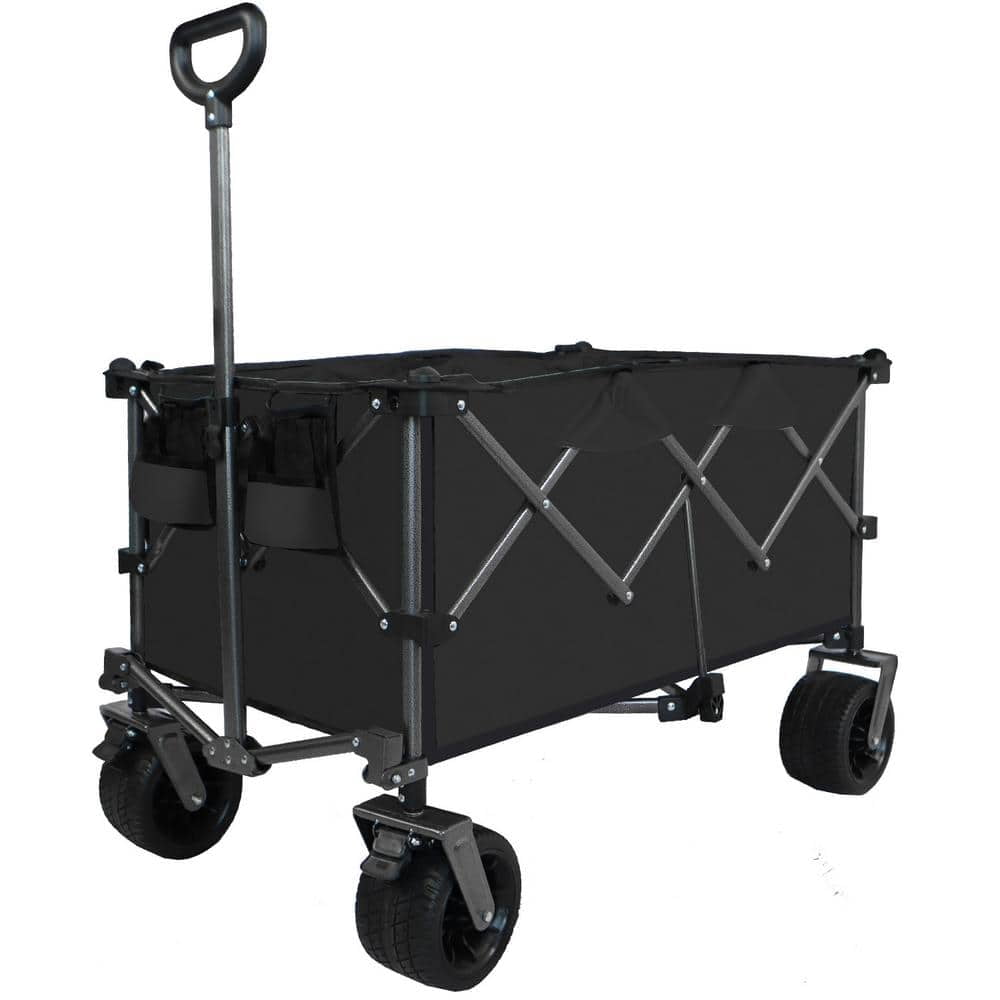 7 cu. ft. Fabric Garden Cart, 450 lbs. Capacity, Adjustable Handle ...