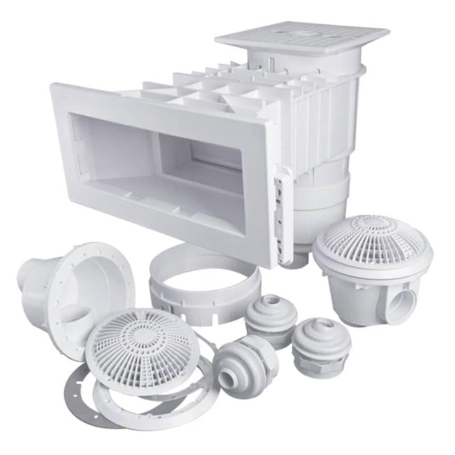 7 deg Fiberglass Skimmer Square Lid with 2-Ingray Blader - Pack of 3 ...