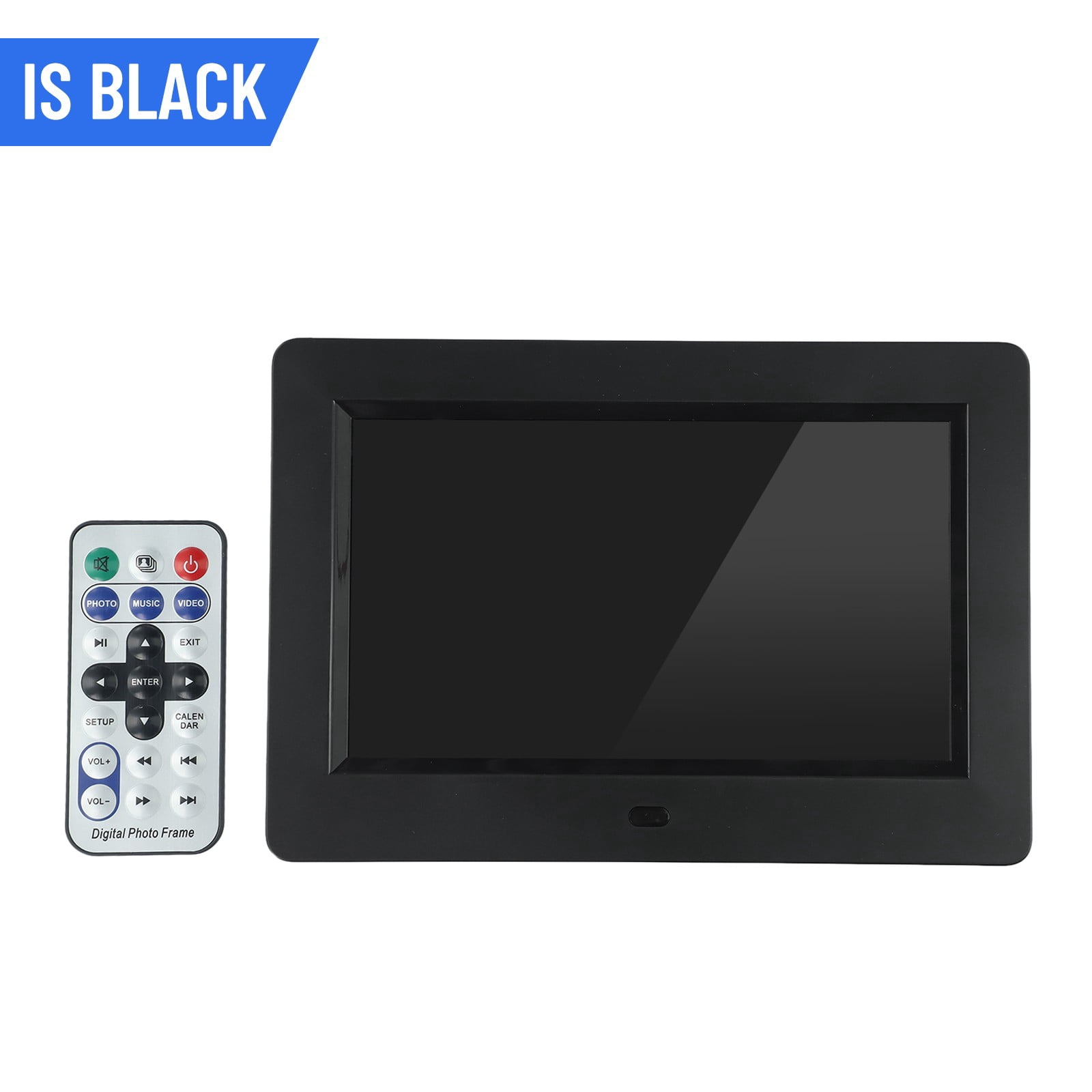7\"digital photo frame with full view screen, high resolution, calendar ...