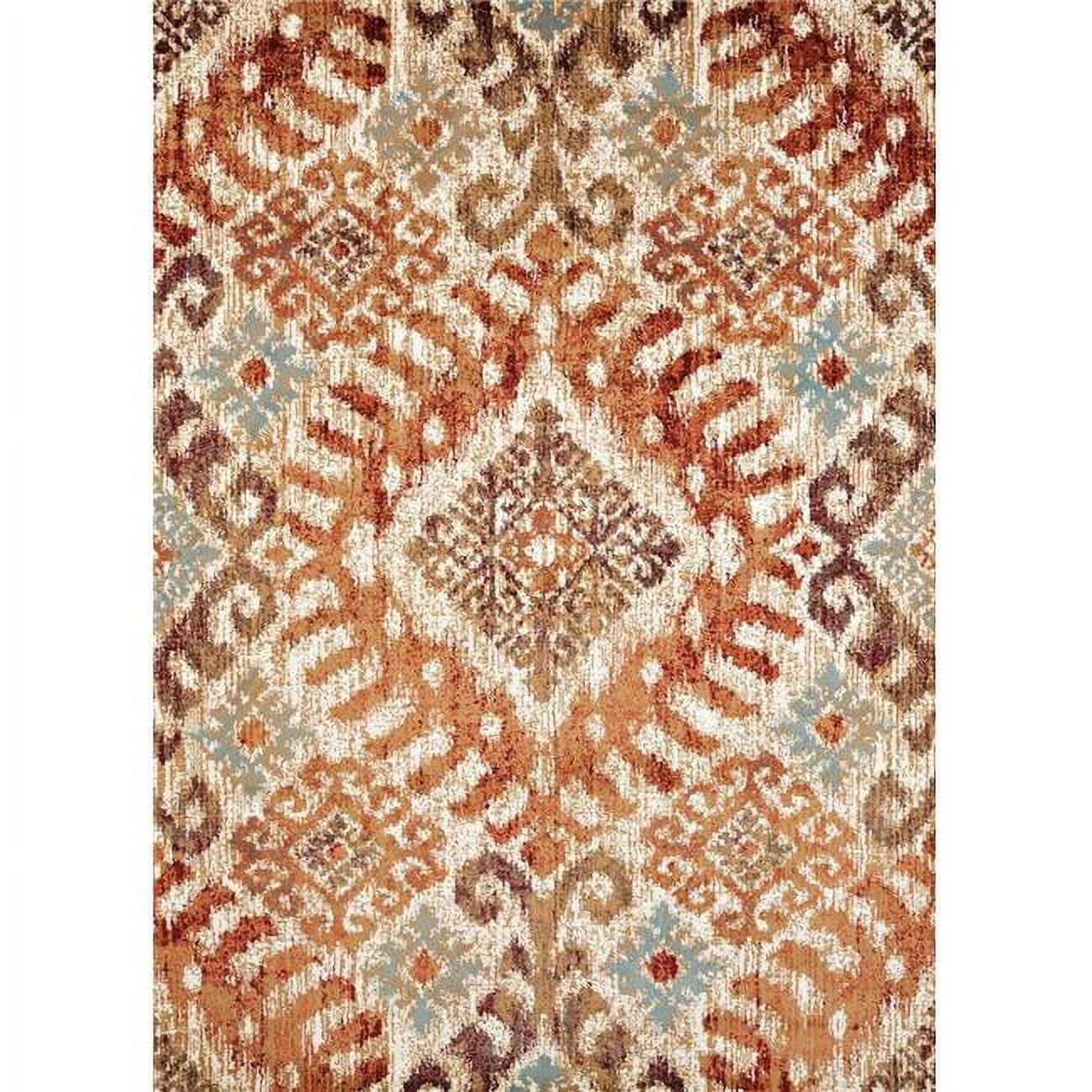 7 ft. 10 in. x 10 ft. 6 in. Bridges Verrazano Oversize Rug, Crimson ...