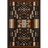 7 ft. 10 in. x 10 ft. 6 in. Manhattan Pelham Oversize Rug, Brown ...