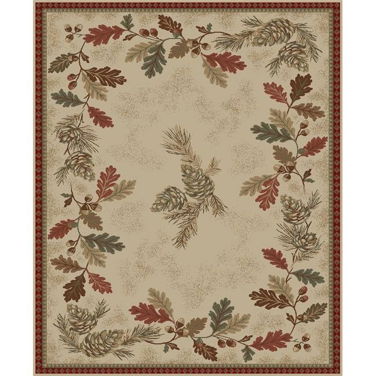 7 ft. 10 in. x 9 ft. 10 in. American Destination Oak Mountain Area Rug ...