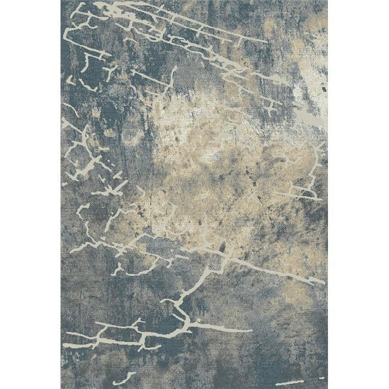 7 ft. 10 in. x 9 ft. 10 in. Denver Lightning Area Rug - Gray - Walmart.com