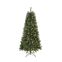 Holiday Time 7ft Bridgeport Spruce Artificial Christmas Tree w/300 LEDs