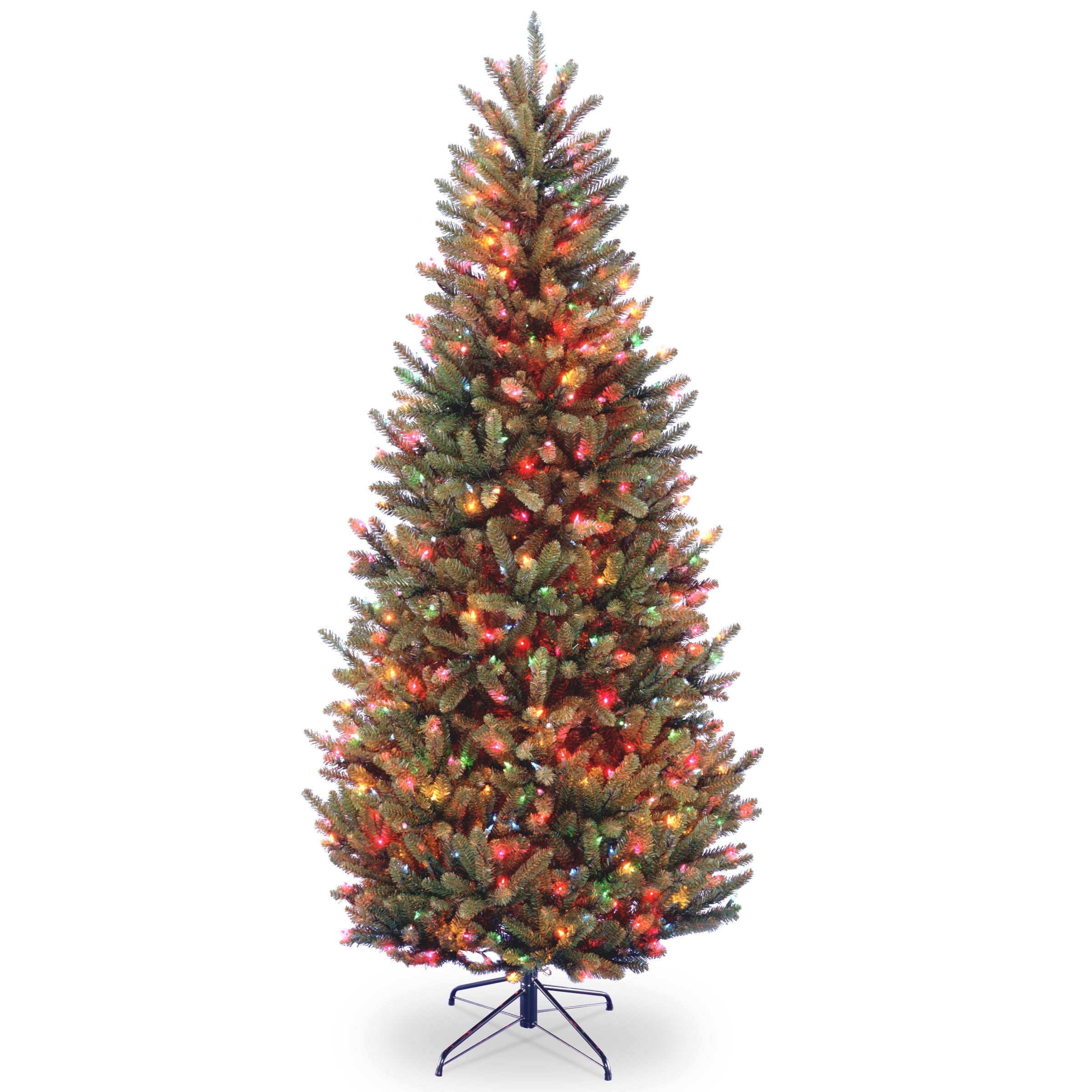 National Tree Company 7 ft. Natural Fraser Slim Fir Tree with ...