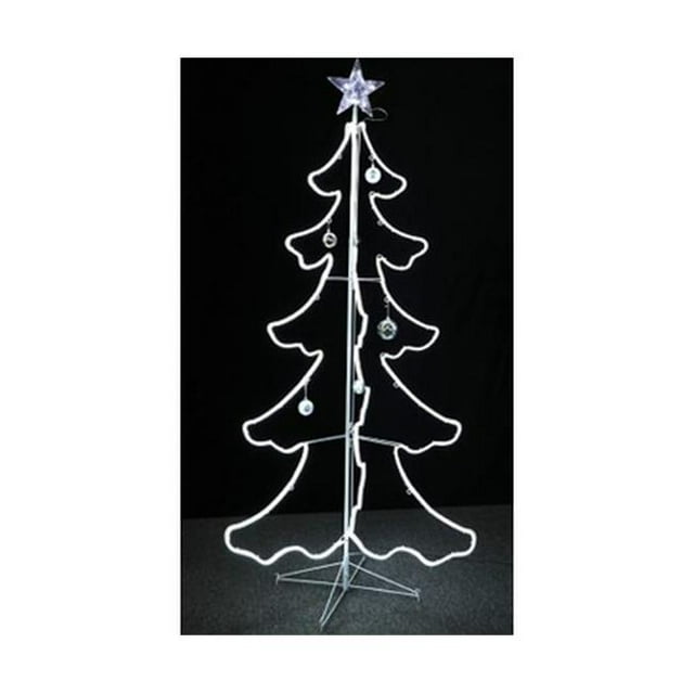 7 ft. Neon Flex Christmas Tree - White - Walmart.com