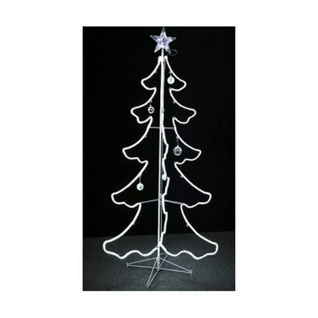 7 ft. Neon Flex Christmas Tree - White - Walmart.com