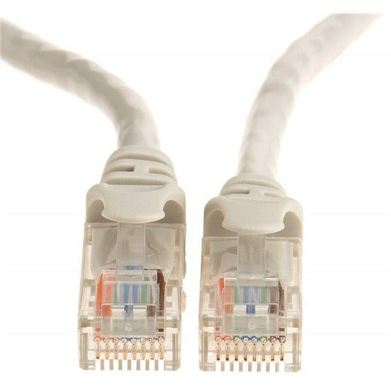 7 ft. RJ-45 Male to Male Cat6 CopperPVC Patch Cable Cable - Gray - Walmart.com