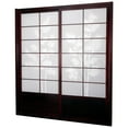 7 ft. Tall Bamboo Tree Shoji Sliding Door Kit - Rosewood - Walmart.com