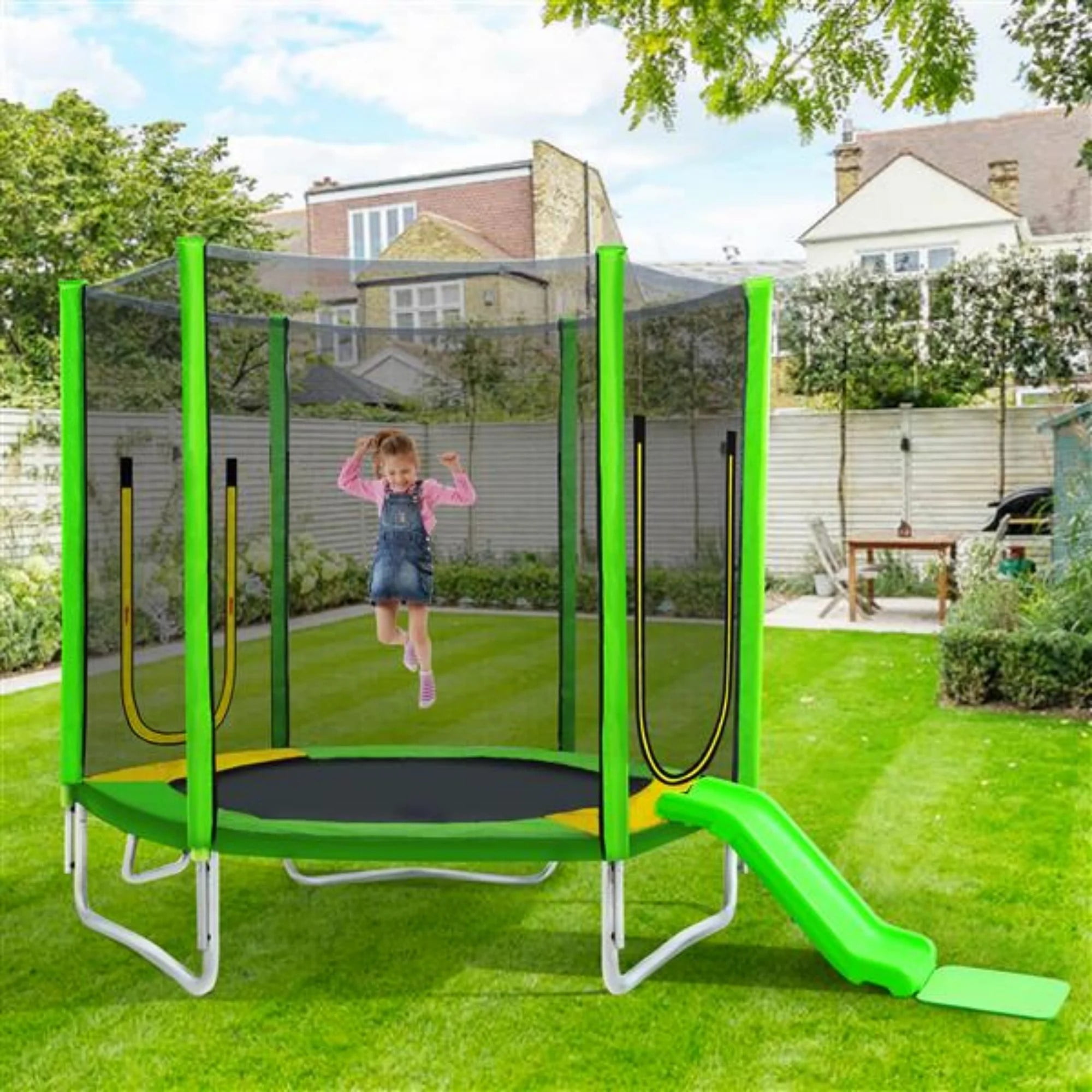 7ft Trampoline for Kids Age3-12, SHINPT Round Recreational Trampolines ...