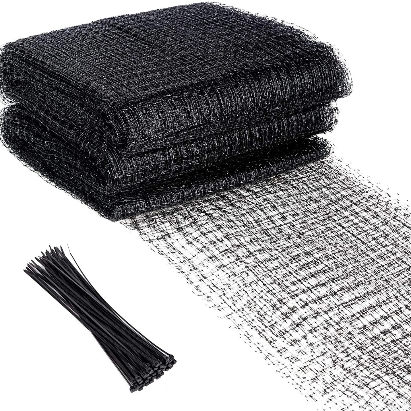 7 ft. x 100 ft. Plastic PP Stretch Net Deer Net Protective Net Fence ...