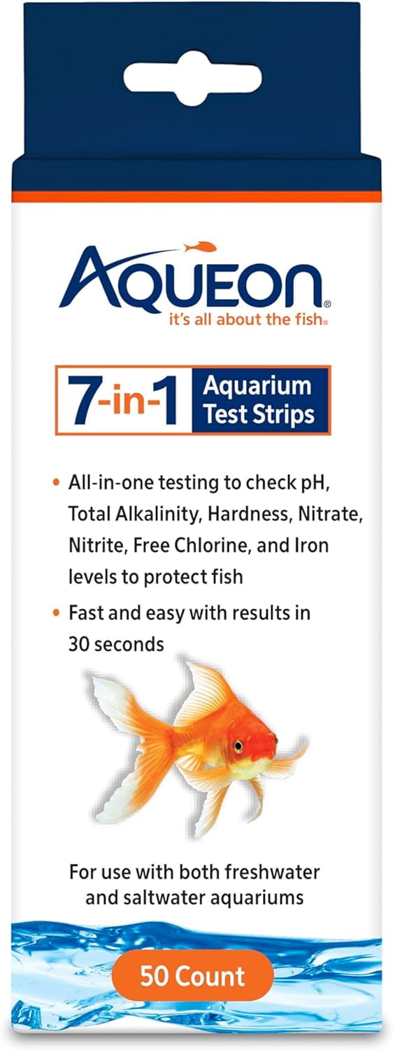 7-in-1 Aquarium Test Strips, Fast Results for pH, Total Alkalinity ...