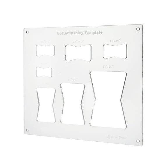 7 in 1 Butterfly Inlay Template | Router and Decorative Templates for ...