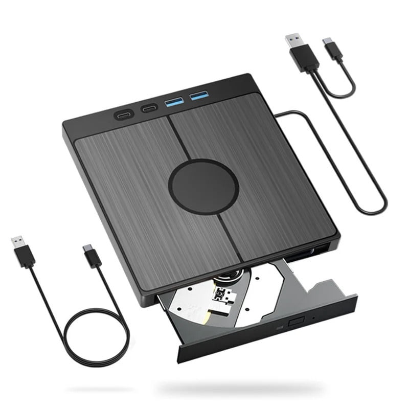 7-in-1 External Blu-ray Drive Portable Optical Drive Player Burner with ...