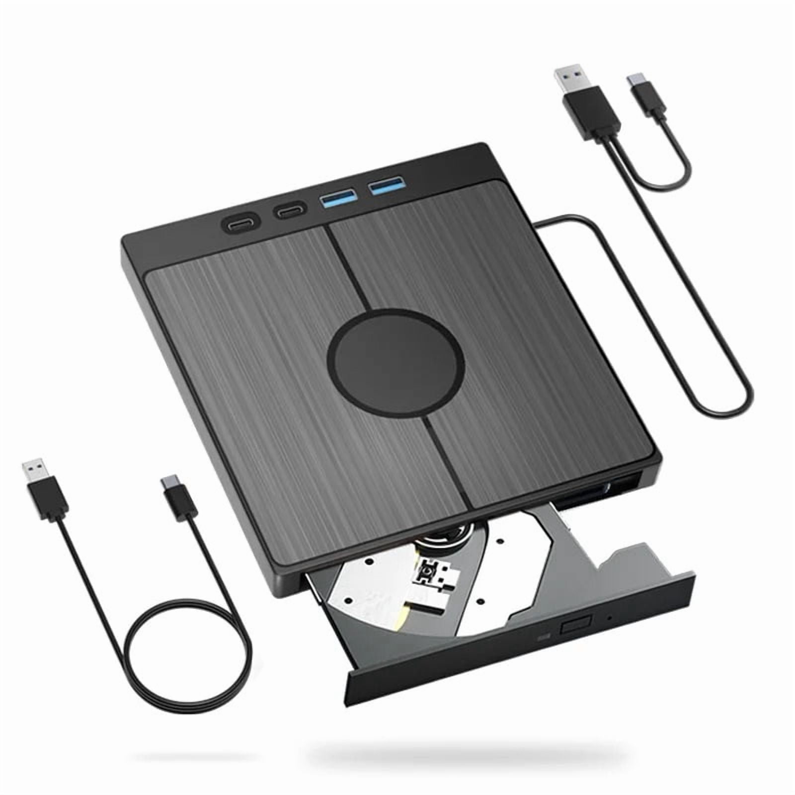 7-in-1 External Blu-ray Drive Portable Optical Drive Player Burner with ...
