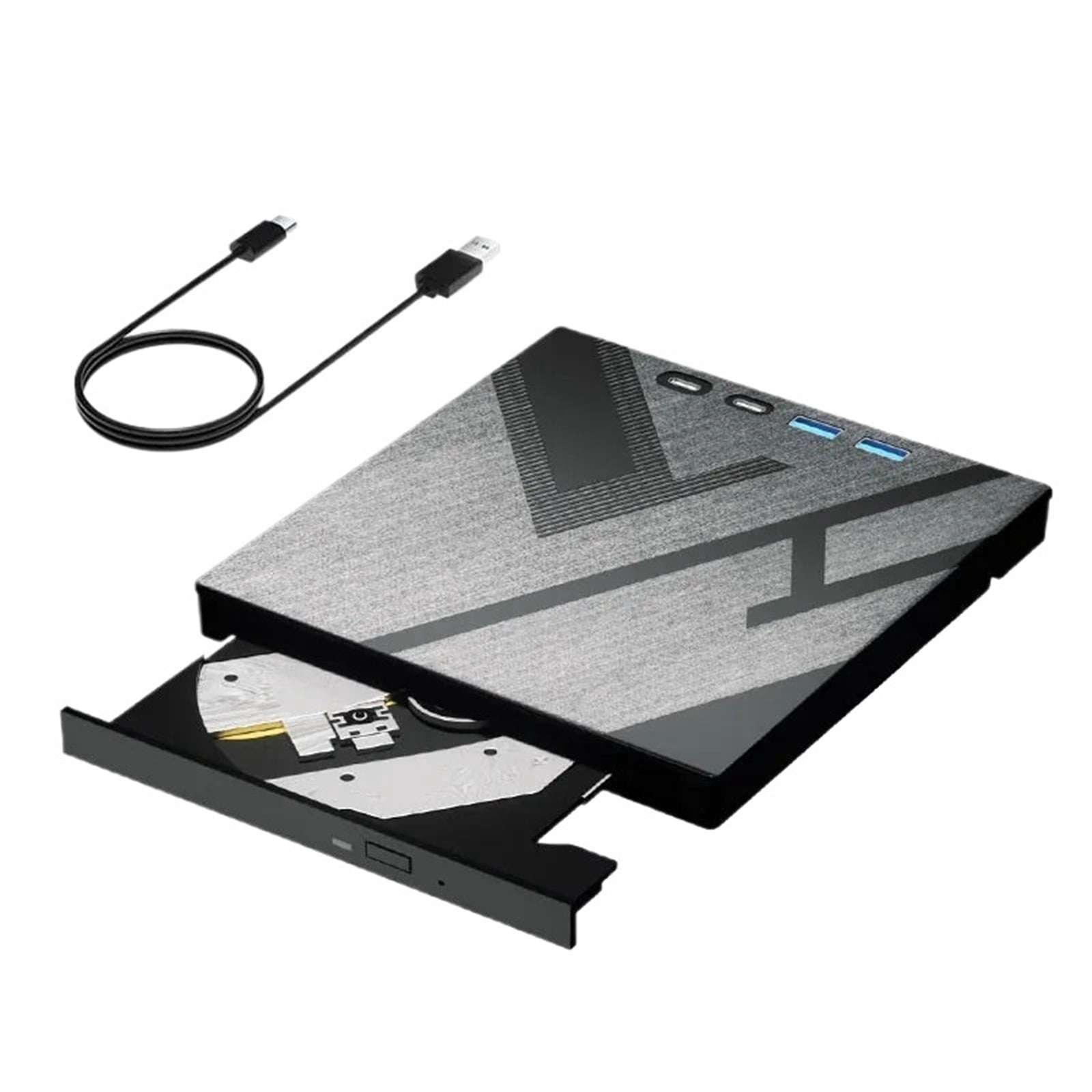 7 in 1 External Optical Drive for Laptop PC USB 3.0 Type-C DVD CD-RW ...
