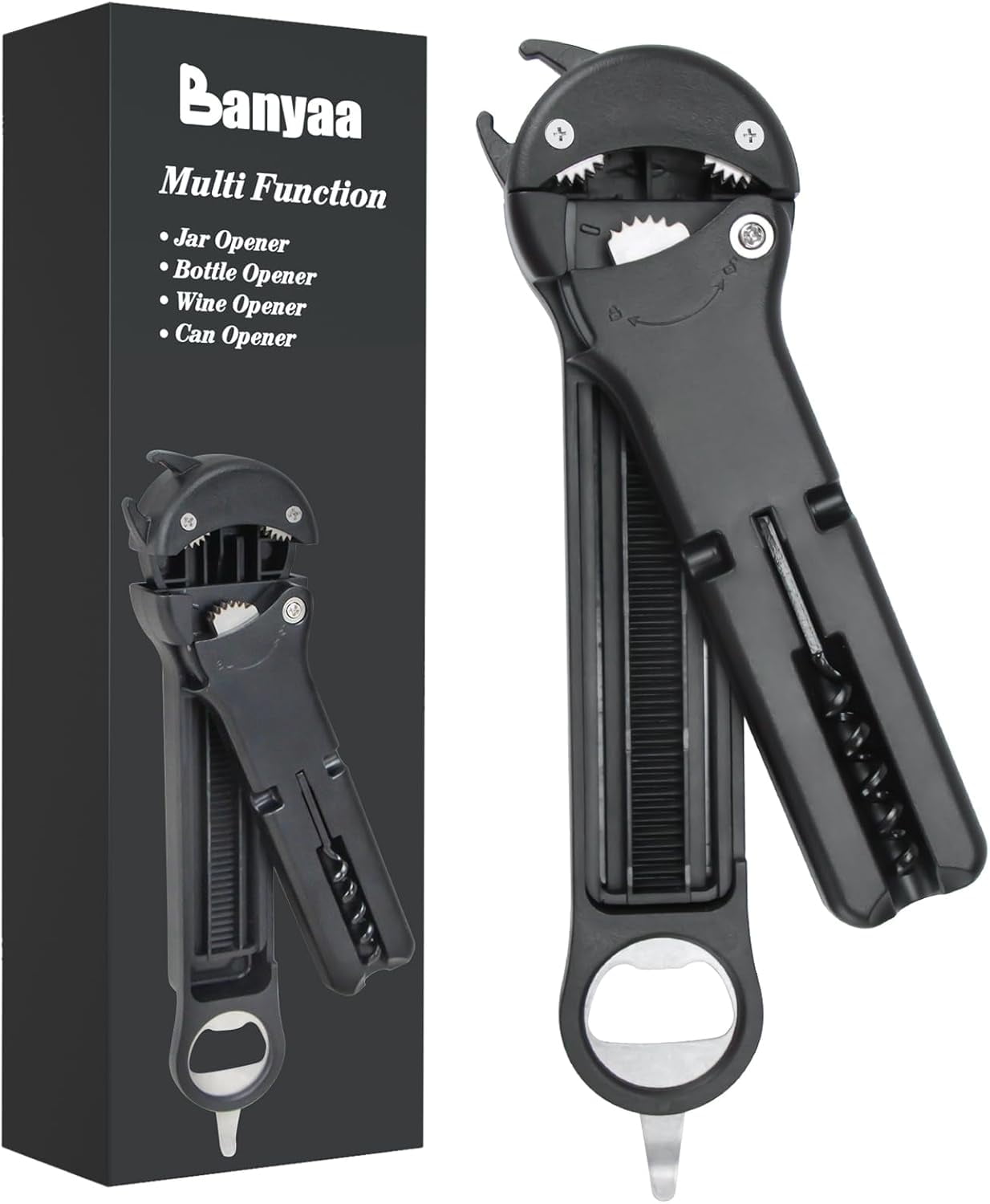 7 in 1 Jar Opener Bottle an Wine for Seniors with Arthritis, Weak Hans ...