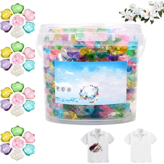 7 in 1 Laundry Detergent, Deep Cleaning Capsules, Stain Removal Washing ...