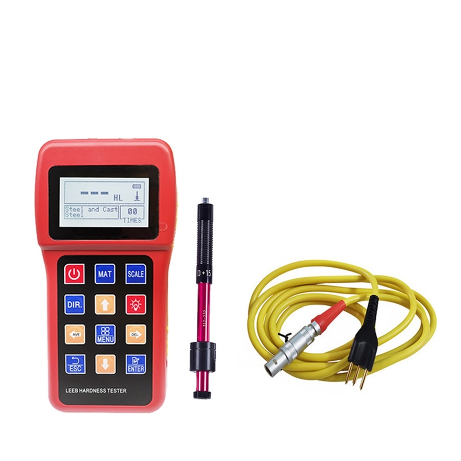 7-in-1 Leeb Metal Hardness Tester For HRC,HL,HB,HV,HS,HRB, Durometer ...