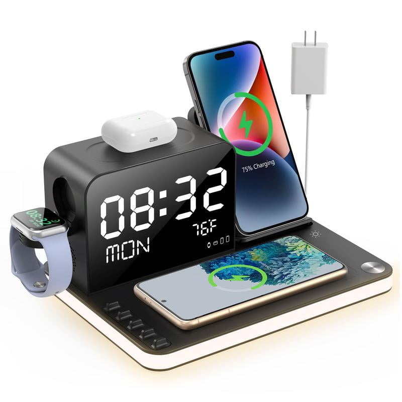 7-in-1 MagSafe Charging Station - Fast Wireless Charger for iPhone ...