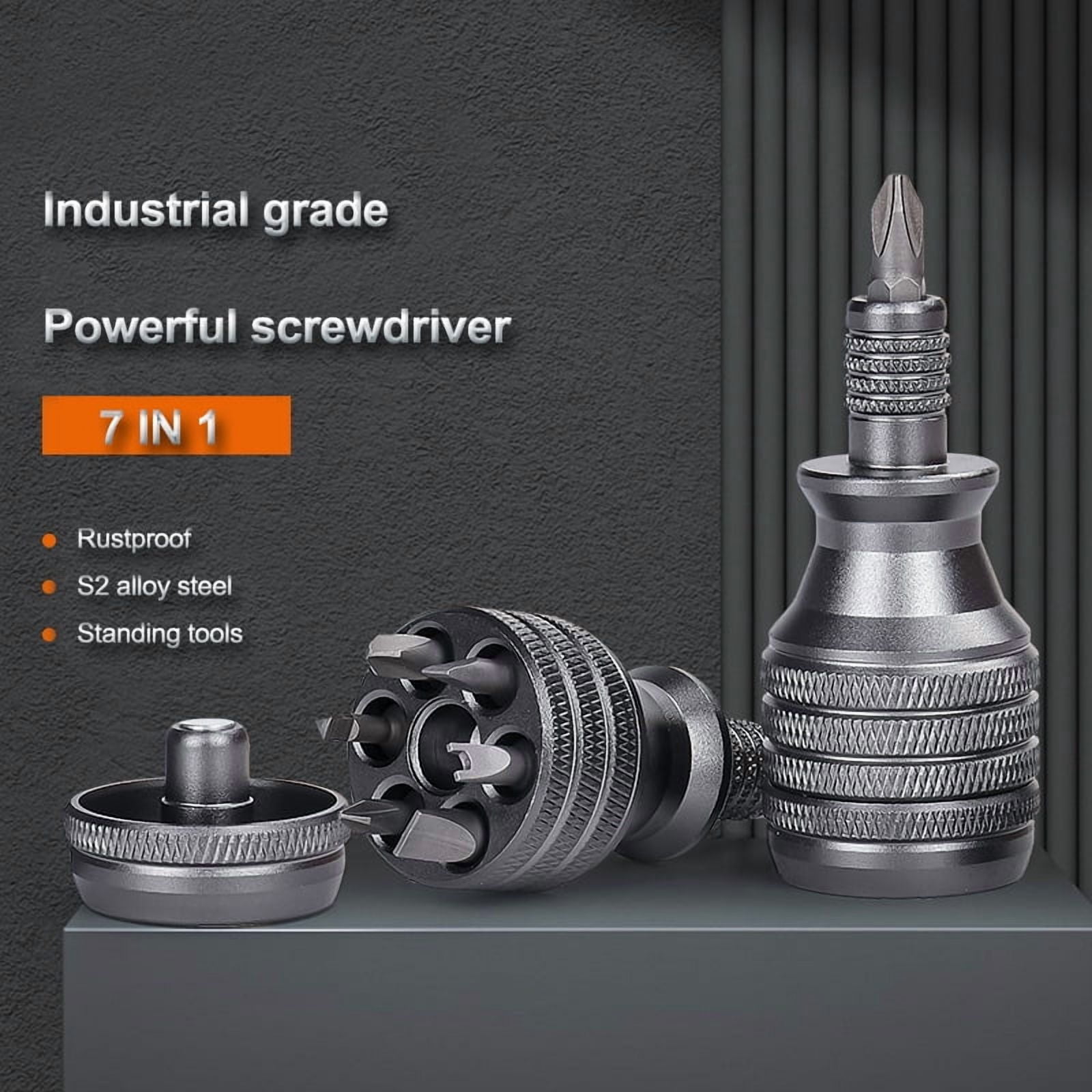 7 in 1 Mini Screwdriver EDC Titanium Alloy Screwdriver S2 Torx Phillips ...